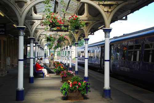 ipernity: Hexham Station platform - by Jen Pedler