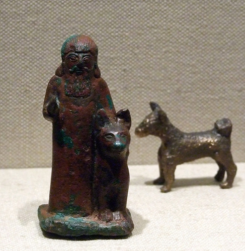 ipernity: Babylonian Man and Dog Statuette in the Metropolitan Museum ...