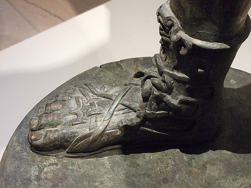 ipernity: Detail of a Foot of the Monumental Bronze Statue of the ...