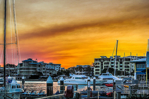ipernity: Mooloolaba Sunset - by Gillian Everett