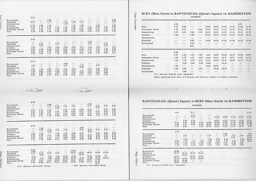 ipernity: Ramsbottom UDC timetable October 1964 - pages 12 to 15 - by ...