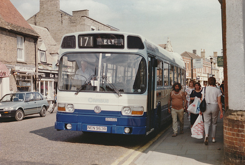 ipernity: Cambus 254 (NEN 963R) in Ely - 24 Jun 1989 - by David Slater ...