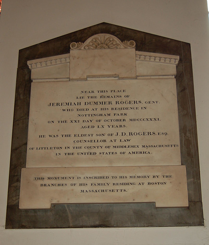ipernity: Monument To Jeremiah Dummer Rogers, Saint Nicholas Church ...