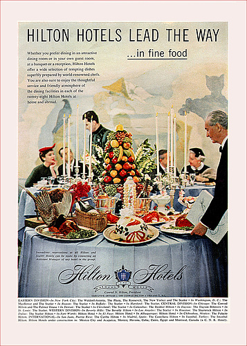 ipernity: Hilton Hotel Ad, 1956 - by amylsacks