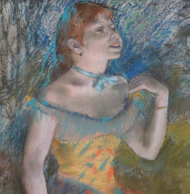 ipernity: Detail of the Singer in Green by Degas in the Metropolitan ...
