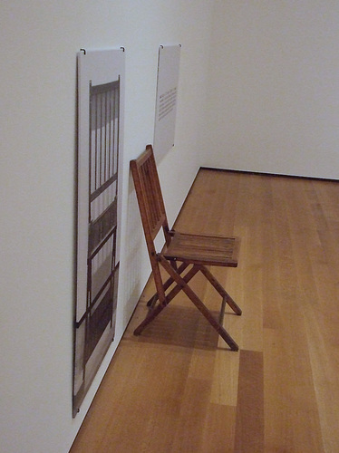 ipernity: One and Three Chairs by Joseph Kosuth in the Museum of Modern ...
