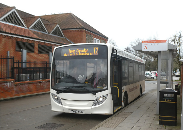 ipernity: Coach Services of Thetford YX67 VGG in Thetford - 23 Jan 2025 ...
