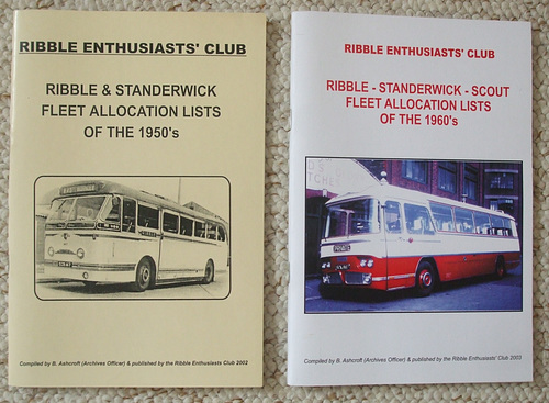ipernity: DSCF2072 Ribble and Standerwick fleet allocation lists ...