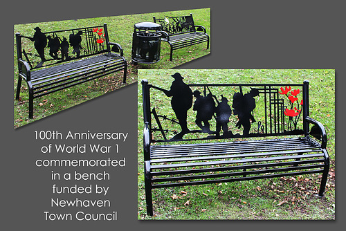 ipernity: WW1 Memorial Bench - Newhaven - 30.10.2015 - by Phil Sutters