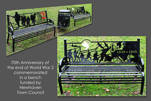ipernity: 70th anniversary of the end of WW2 - Memorial Bench ...