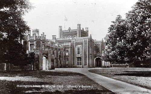 ipernity: Hillington Hall, Norfolk (Demolished c1946) - by A Buildings Fan