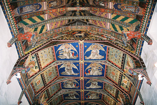 ipernity: Detail of roof Huntingfield Church, Suffolk painted by Mrs ...