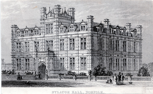 ipernity: Bylaugh Hall, Norfolk c1850 engraving - by A Buildings Fan