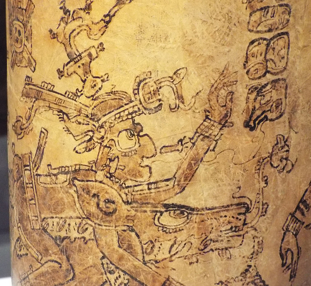 ipernity: Detail of a Maya Vessel with a Mythological Scene in the ...
