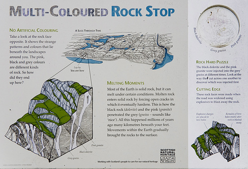 ipernity: The 'Multi-couloured Rock Stop' information board - by ...