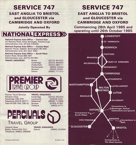 ipernity: 747/1 National Express, Percivals and Premier Travel service ...